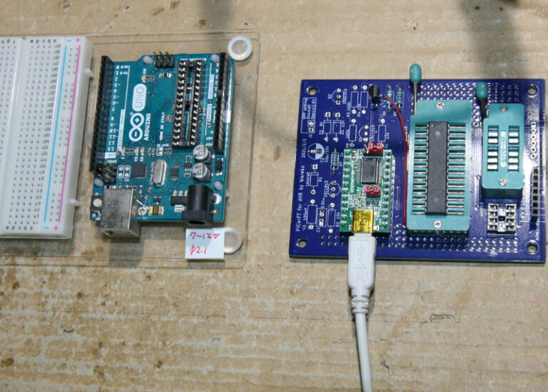 【ワレコの電子工作】PICerFTをAVR専用に改造したら動作したが書き込みエラー出る【PCBWay基板】
